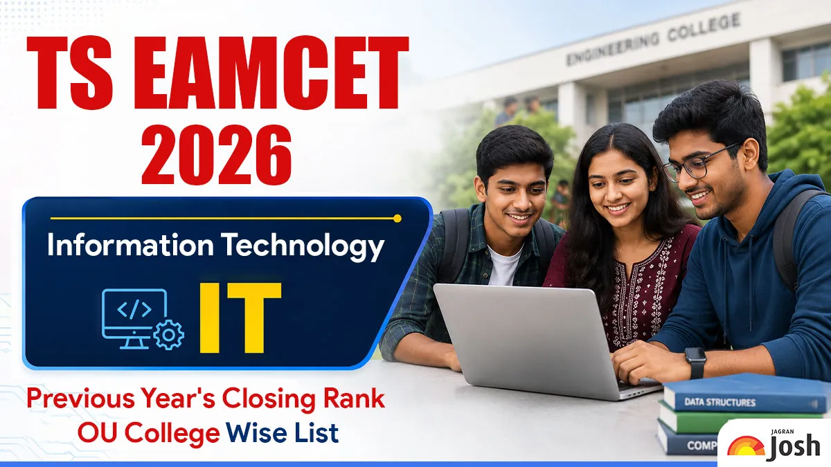 TS EAMCET 2026: Information Technology IT Previous Year's Closing Rank ...