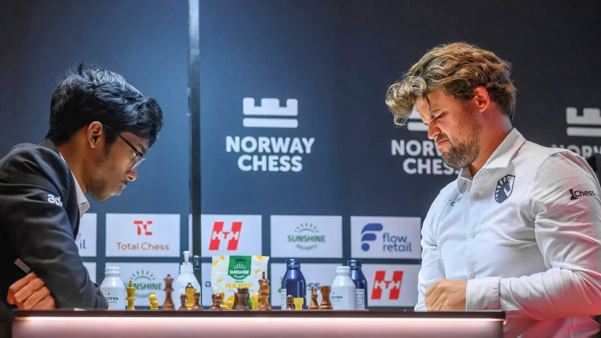 R Praggnanandhaa Defeats Magnus Carlsen Thrice in Classical Chess ...