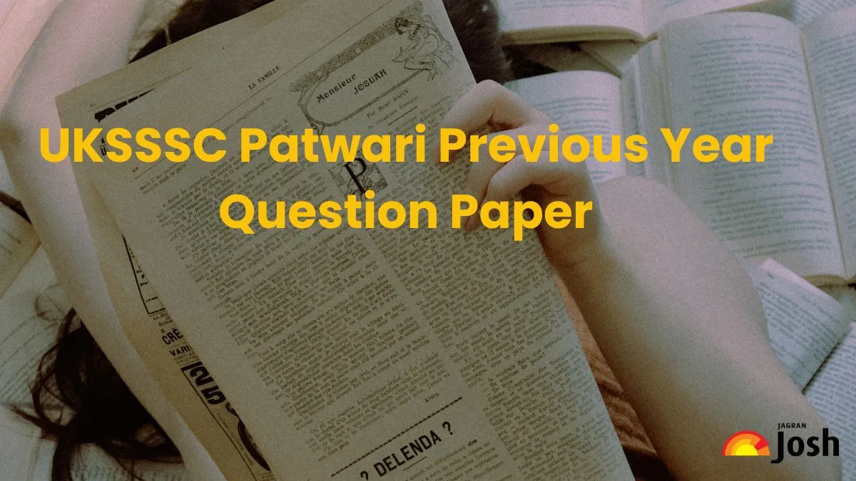 UKSSSC Patwari Previous Year Question Paper: Download PDF Here