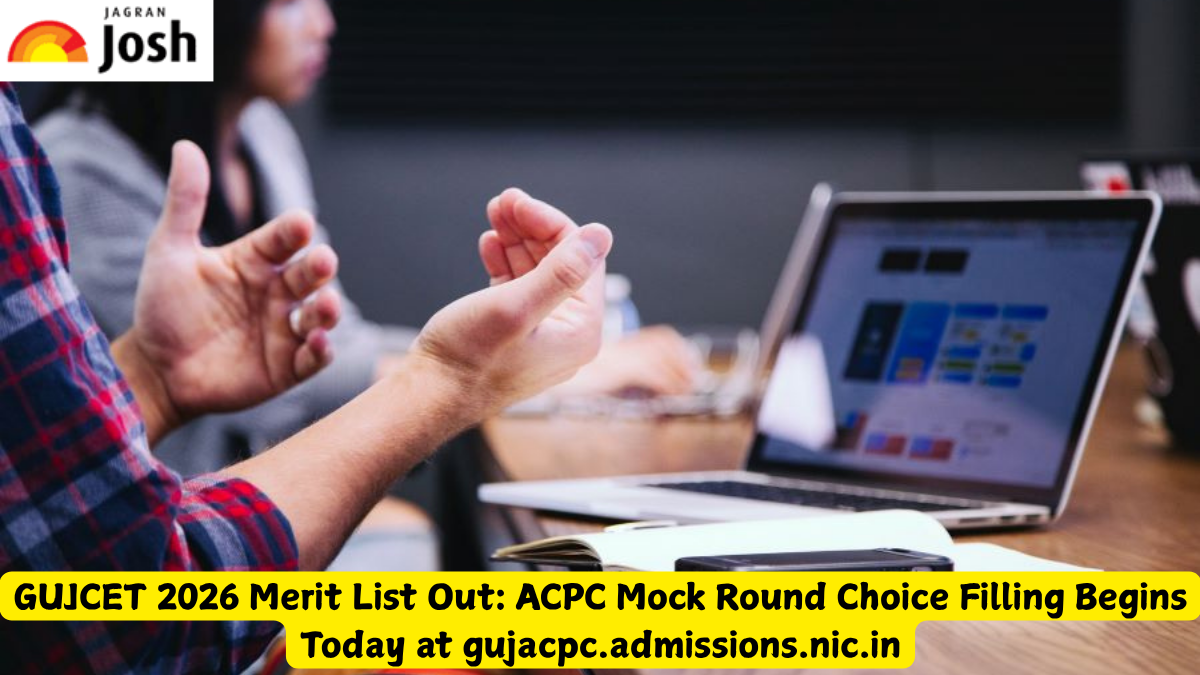 GUJCET 2026 Merit List Out: ACPC Mock Round Choice Filling Begins Today ...