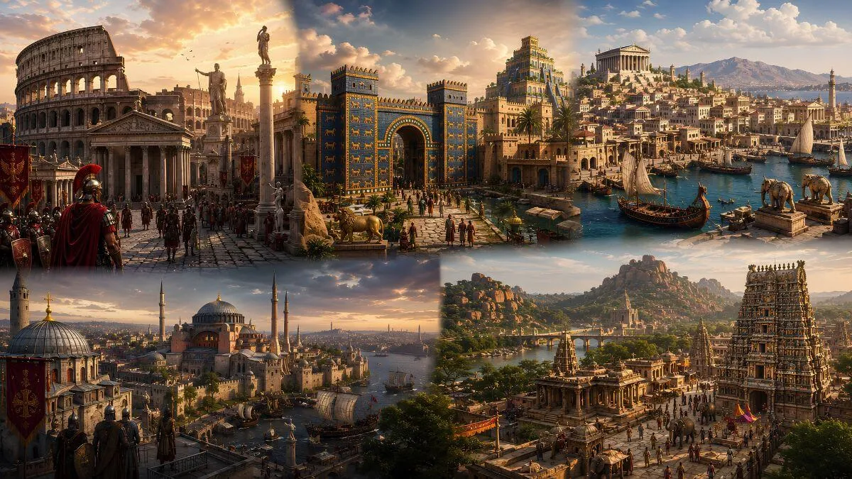 Which Five Mighty Cities Ruled the World Until They Fell?
