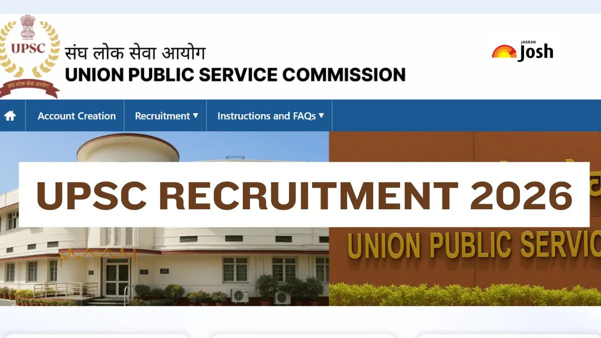 UPSC Recruitment 2026: Notification Out for Various Vacancies, Apply ...