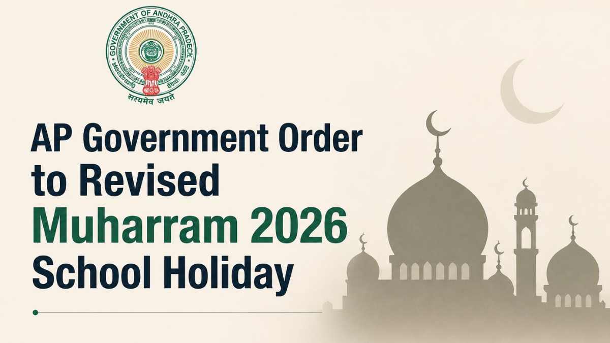 Andhra Pradesh Government Order Revised Muharram 2026 School Holiday ...