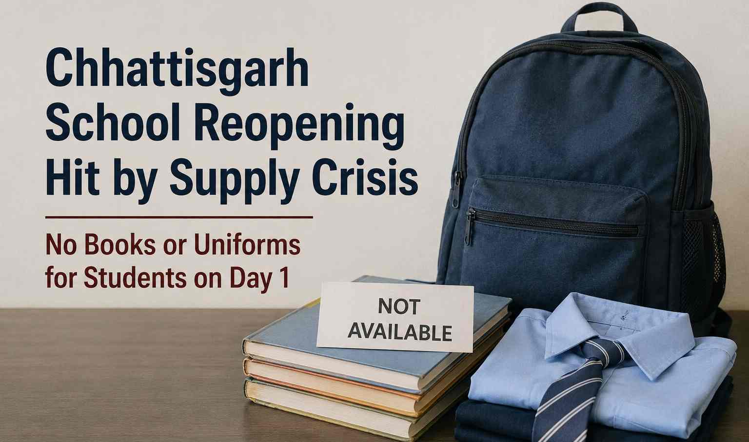 Chhattisgarh School Reopening Hit by Supply Crisis: No Books or ...