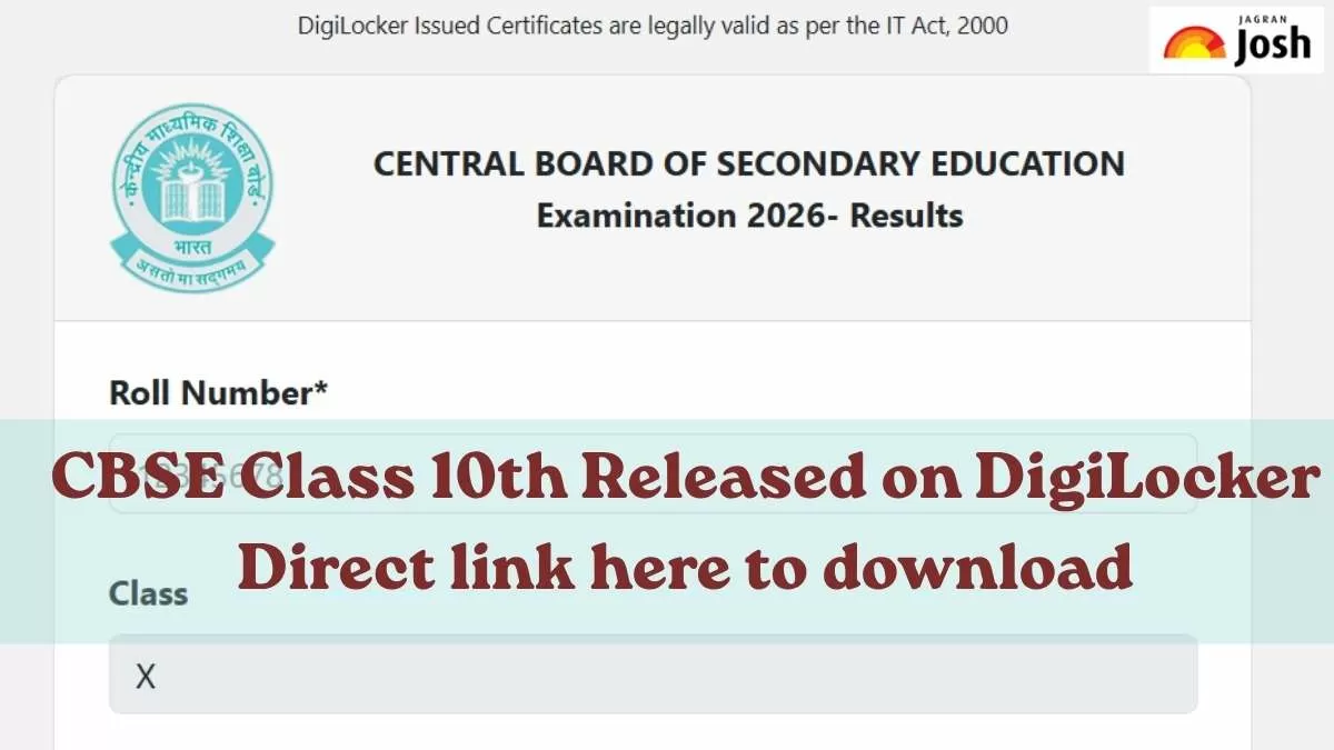 CBSE 10th Result 2026 LIVE on DigiLocker: DECLARED, Check Class 10 ...
