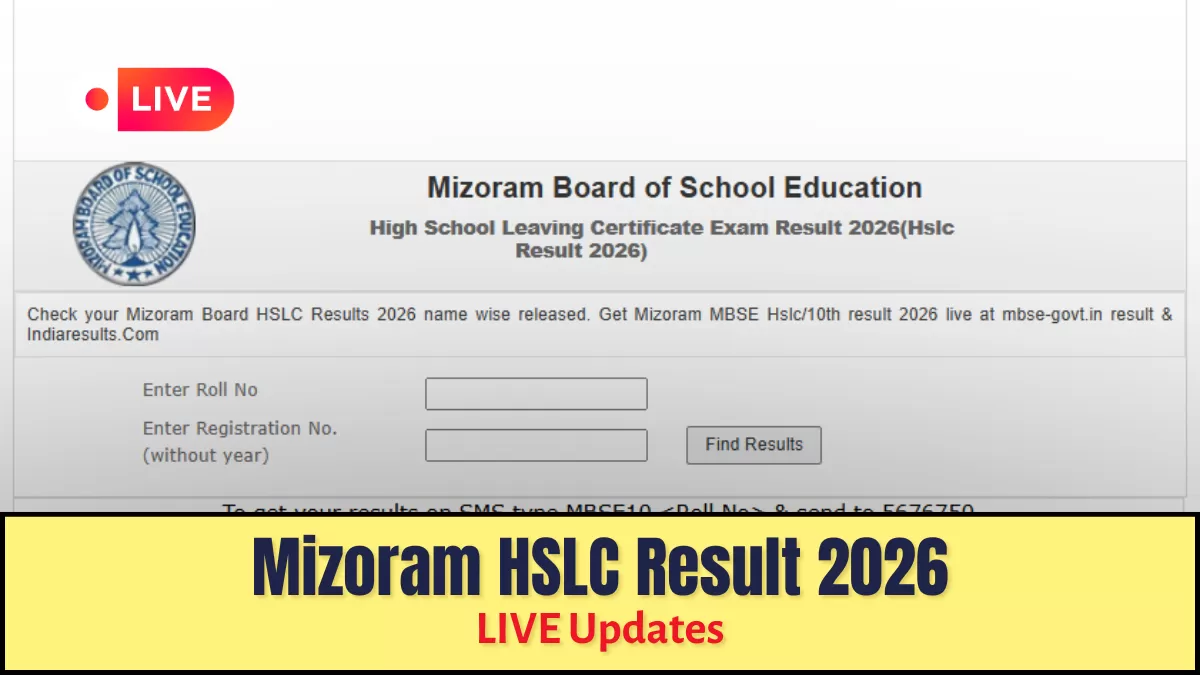 MBSE HSLC Result 2026 LIVE: Mizoram Board Class 10th Result RELEASED at ...
