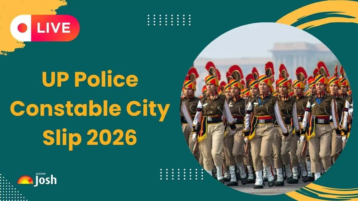 UP Police Constable City Slip 2026 Live: Direct Link to Check Exam Slip ...