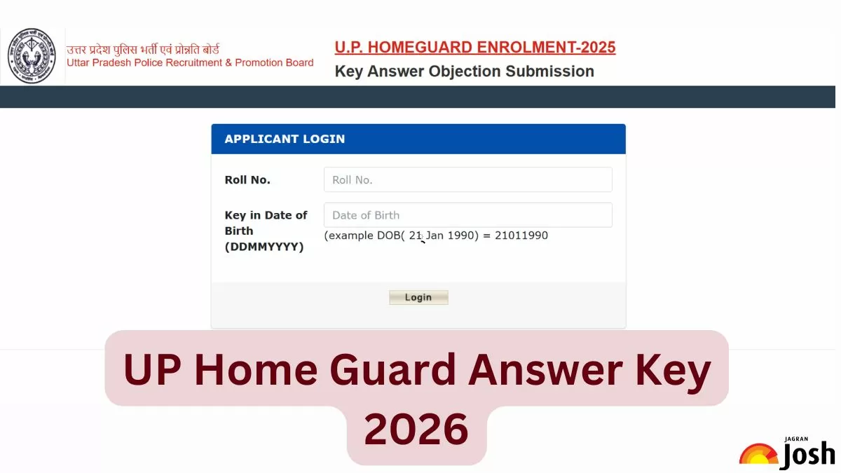 UP Home Guard Answer Key 2026 [OUT] LIVE: Download the Response Sheet ...