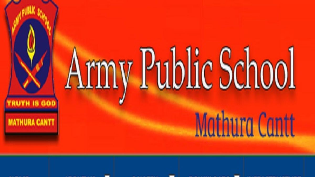 Hindi -Army Public School Mathura Recruitment 2020 for PRT, TGT, PGT ...