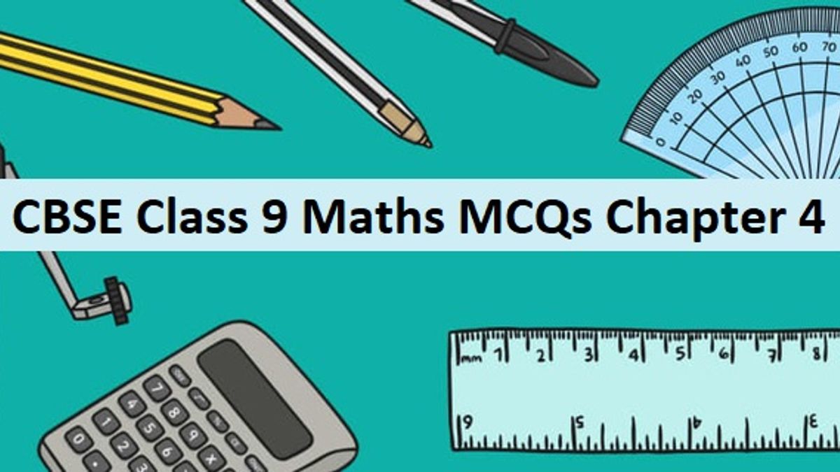 MCQ Class 9 Maths Chapter 4 Linear Equations In Two Variables