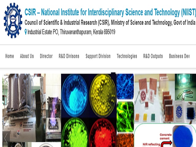 Hindi -NIIST Recruitment 2020: Apply Online for 50 Project Associate ...