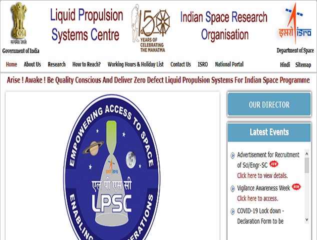 Hindi -LPSC Recruitment 2020: Apply Online for Scientist/Engineer Posts ...