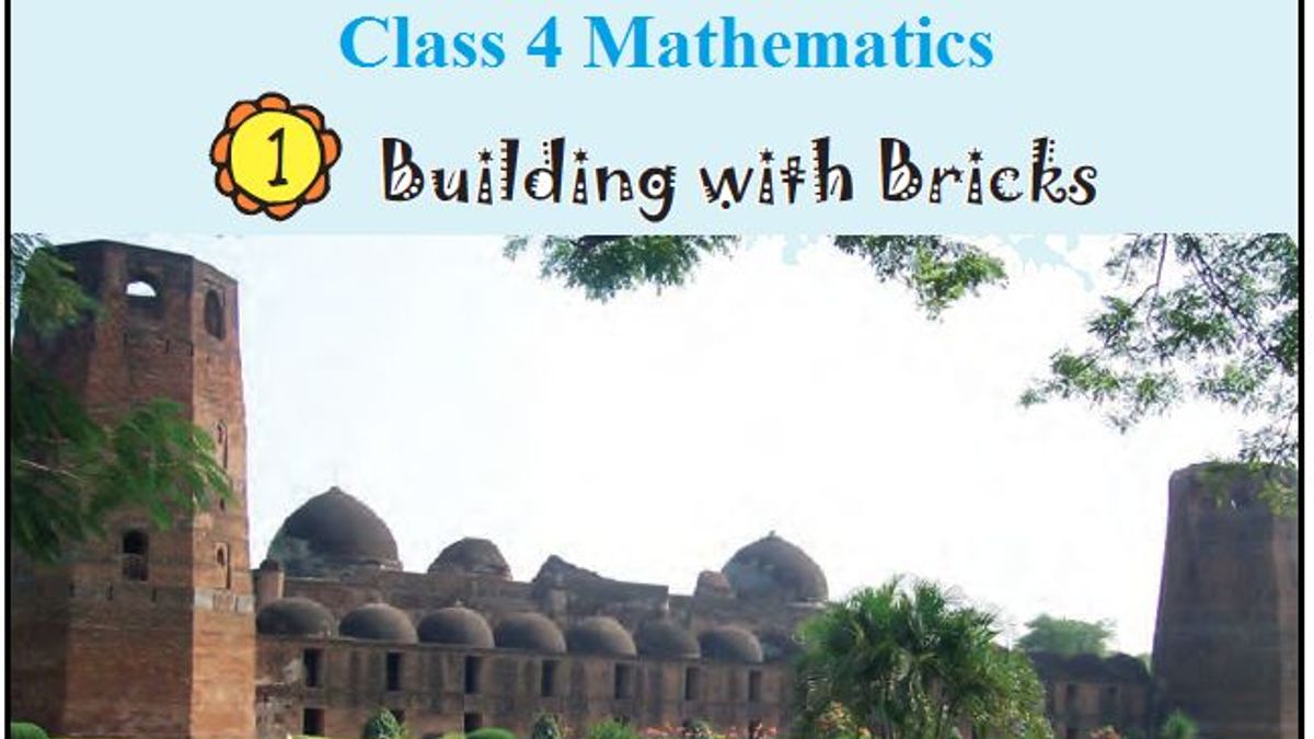 NCERT Solutions Class 4 Maths Chapter 1 Building With Bricks PDF