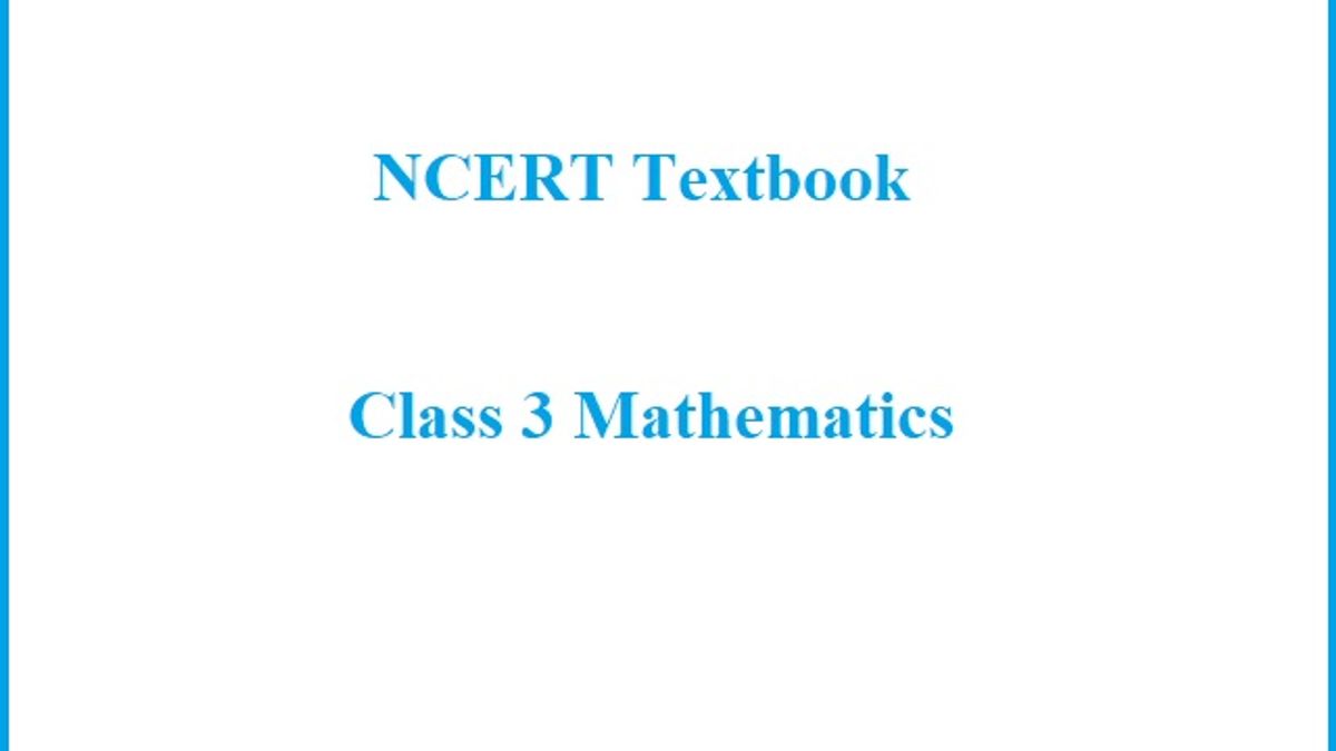 Cbse Grade 3 Maths Textbook Pdf