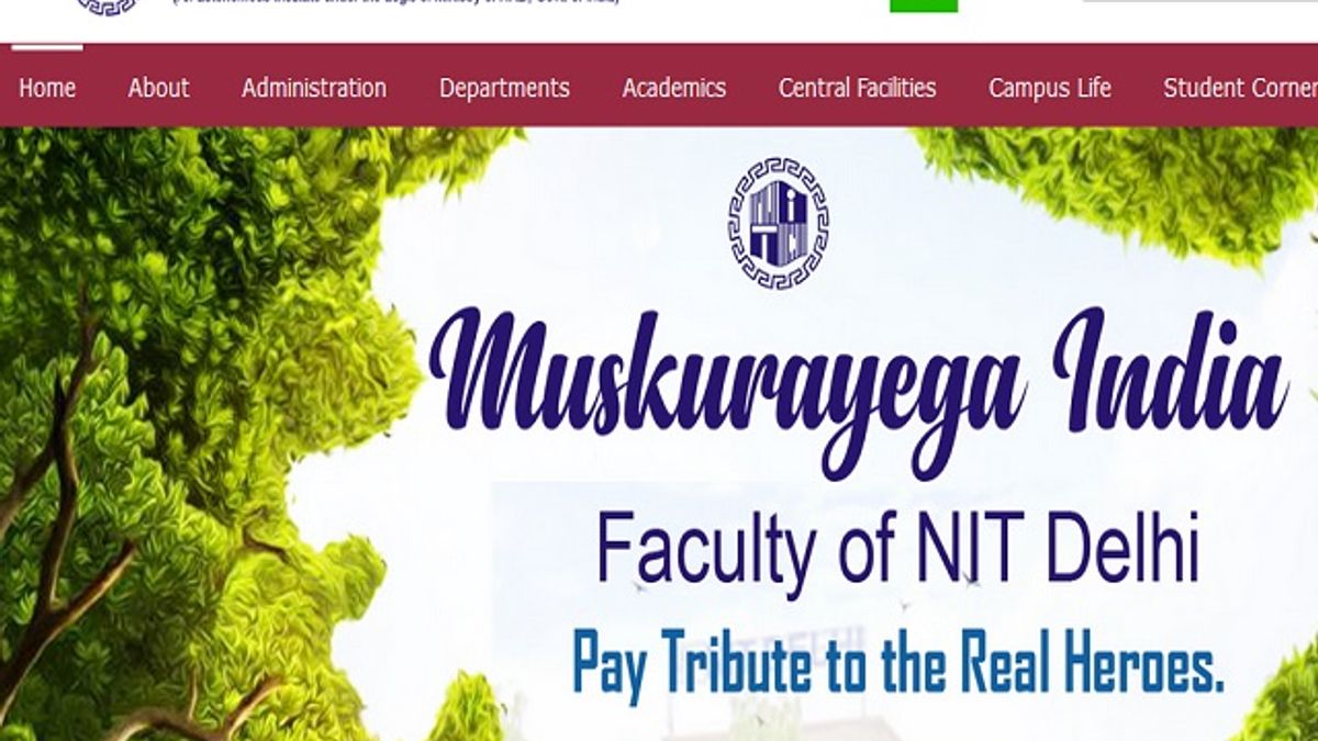 Hindi -NIT Delhi Recruitment 2020: Apply for Faculty Posts