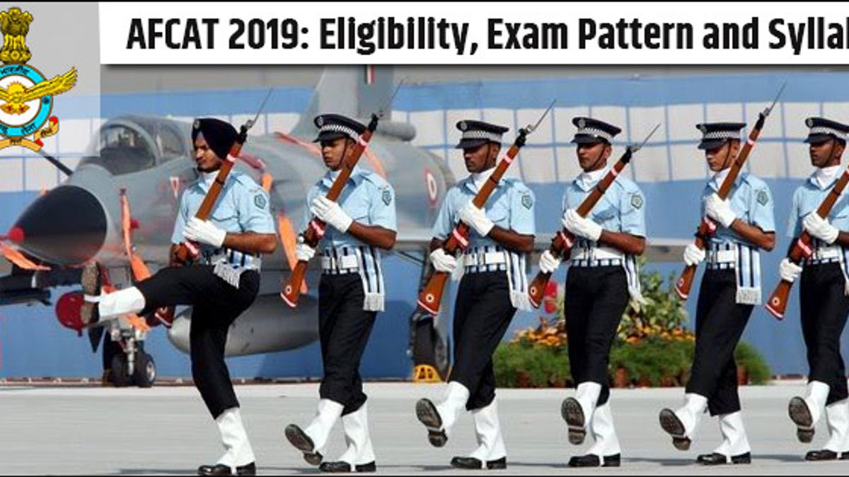 AFCAT Exam 2019 Application Form Exam Pattern Eligibility And Syllabus