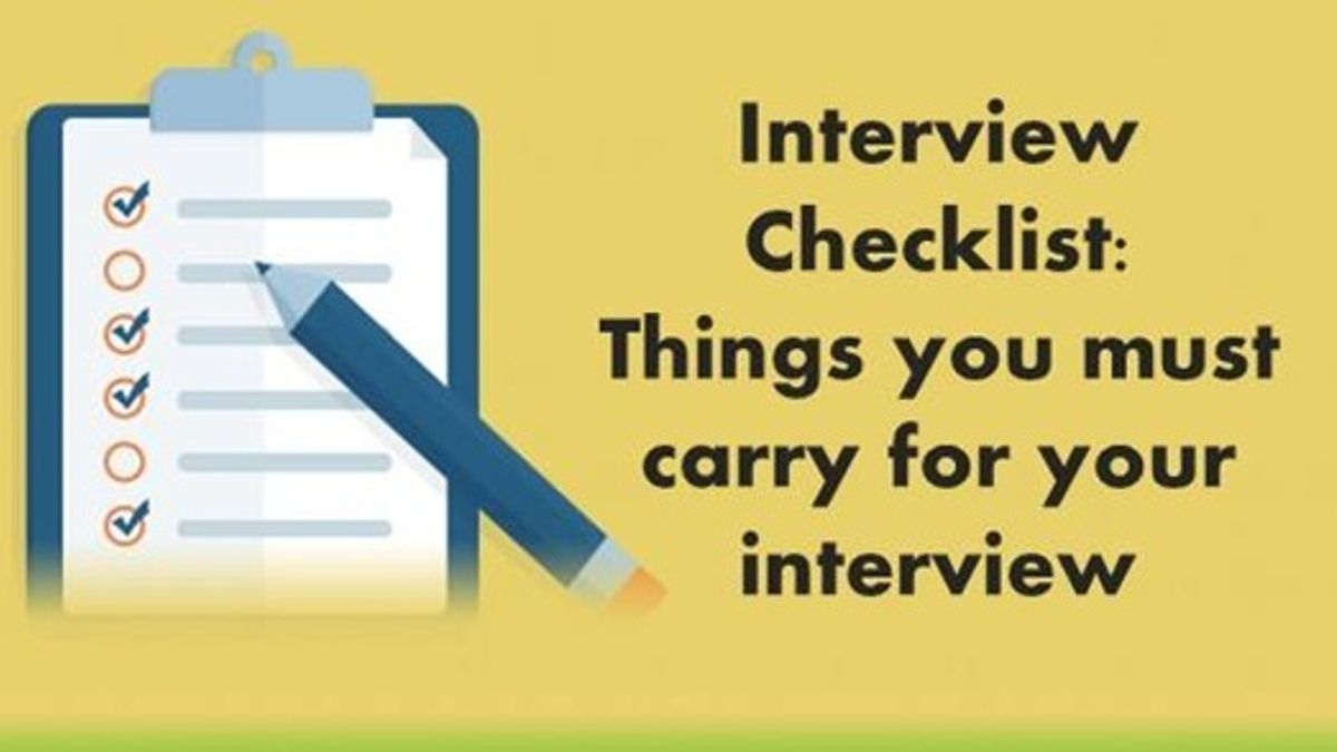 Things That You Must Carry For An Interview