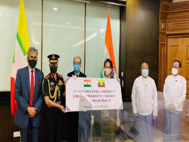India hands over 3000 vials of Remdesivir to Myanmar to help fight COVID-19