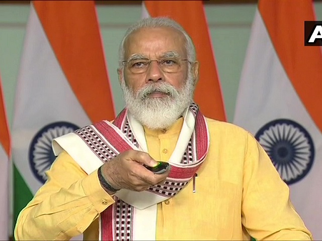PM Narendra Modi lays foundation stone for Manipur Water Supply project