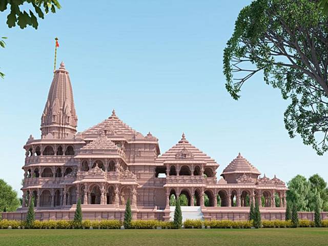 Ram Mandir construction begins in Ayodhya in Hindi Ram Mandir construction begins in Ayodhya in Hindi