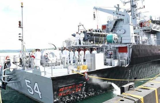 IN LCU L54 commissioned into the Indian Navy