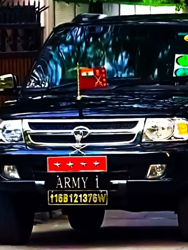 जानिए Indian Army की गाड़ी की नंबर प्लेट पर लगे तीर के बारे में